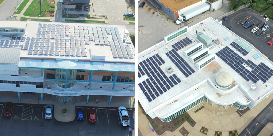 SLPL Installs Solar Panels, Energy Efficiency Upgrades | St. Louis ...